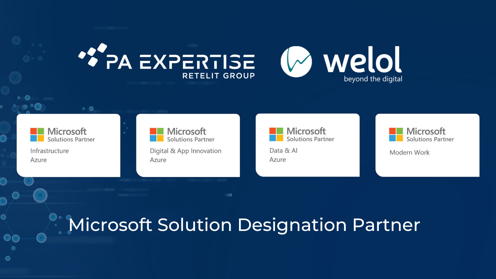 Microsoft Solution Partner Designation | Welol Next Microsoft Solution Partner Designation | Welol Next